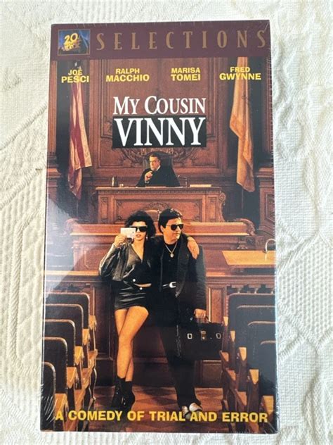 My Cousin Vinny Vhs Joe Pesci Ralph Macchio Marisa Tomei Fred Gwynne