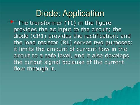 PPT Diode Application PowerPoint Presentation Free Download ID
