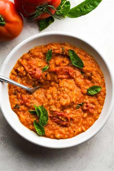 Tomato Risotto Recipe Whisper Of Yum