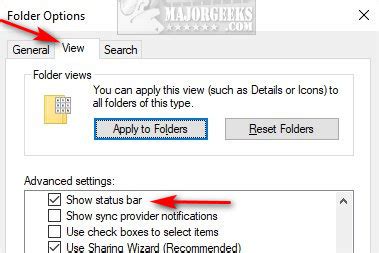 How To Show Or Hide The File Explorer Status Bar In Windows MajorGeeks