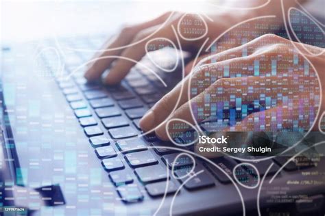 Bioinformatics Concept Big Genomic Data Visualization Analysis Dna
