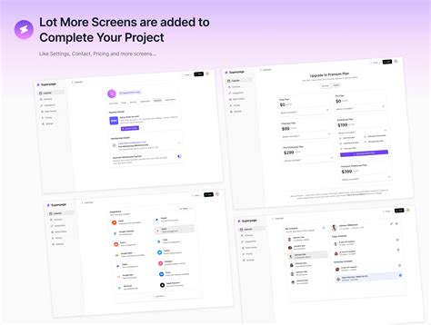 25个网页端日历应用主题ui界面素材包 简单设计