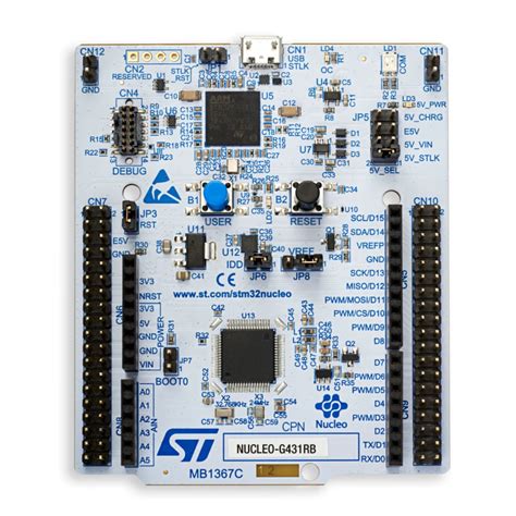 Nucleo G431rb Zestaw Startowy Z Mikrokontrolerem Z Rodziny Stm32 Stm32g431rb Sklep Kamami