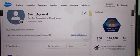 Swati Agrawal On Linkedin Doublestarranger Salesforce Trailhead