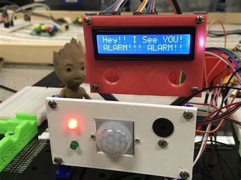 Free 3d File Pir Motion Sensor Alarm For 3dx・template To Download And