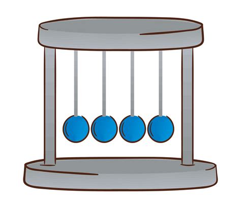 Newton Cradle Physics Vector Art At Vecteezy