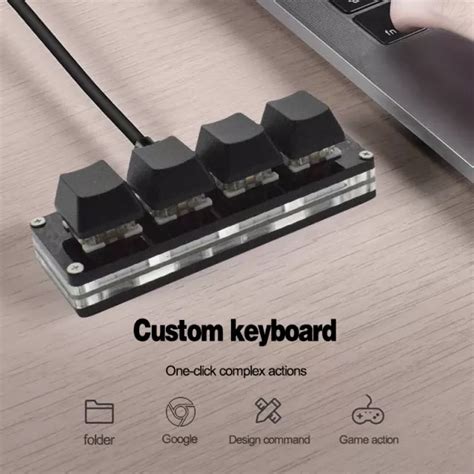 Osu Mini 4key Keyboard Photoshop Drawing Keyboard Support Red Switch