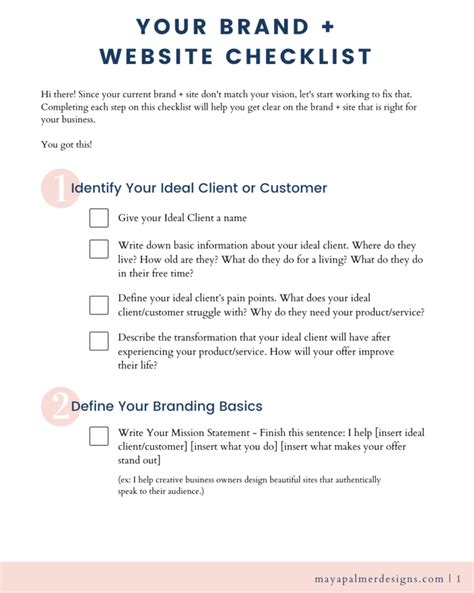 How To Create A Checklist Freebie In Canva Mayapalmerdesigns