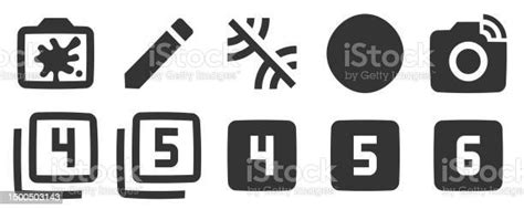 10 아이콘 집합 하드웨어 벡터 컬렉션 얇은 선 웹 아이콘입니다 스타일의 현대적인 트렌드 선형 기호가 설정되었습니다 검사 보기에 대한 스톡 벡터 아트 및 기타 이미지