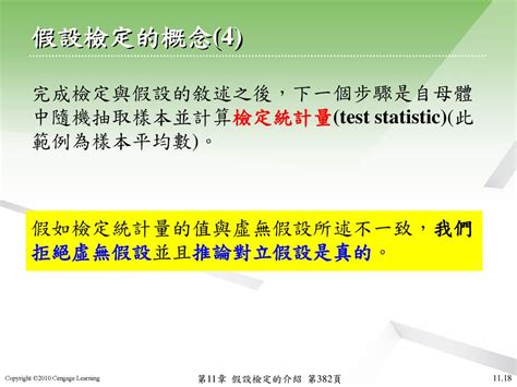 第 11 章 假設檢定的介紹 Ppt Download