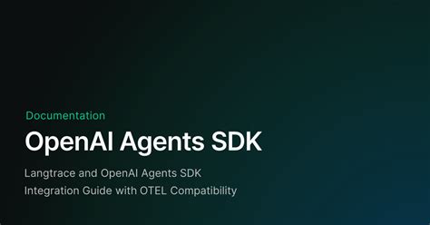 openai agents sdk langtrace ai docs