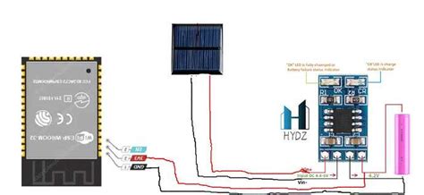 Branchement Esp32 Sur Batterie Et Panneau Solaire Avec Un Cn3163 Français Arduino Forum