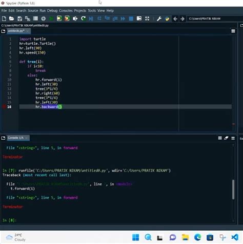 No Love X Programming L How To Draw Tree 🌳 Using Python Nolove Python Tree Trending Viral