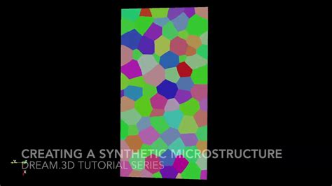 Dream3d V65 Synthetic Tutorial Youtube