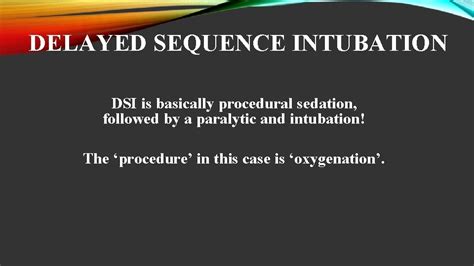 RAPID SEQUENCE AND DELAYED SEQUENCE INTUBATION Prepared By