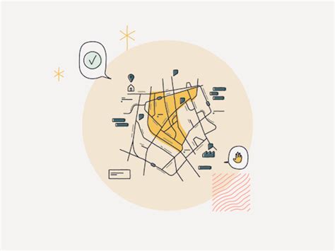 Illustration Of City Map Display Designstripe