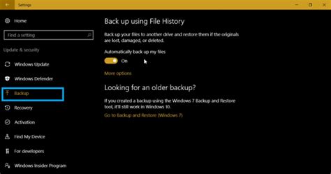 Backup Restore Files Using Windows File History GeeksforGeeks