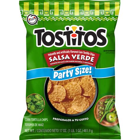 Tostitos Salsa Verde Naturally And Artificially Flavored Corn