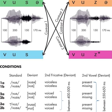 Stimuli And Design Representative Waveforms Depict The Segmental And