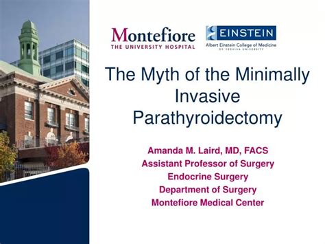 Ppt The Myth Of The Minimally Invasive Parathyroidectomy Powerpoint Presentation Id 3066766