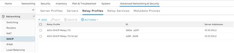 NSX T Data Center Attaching A DHCP Relay Service To A NSX T Logical Router Service Interface
