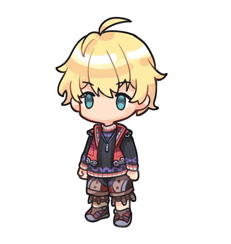 Shulk In The Xc3 Official Chibi Style R Xenoblade Chronicles