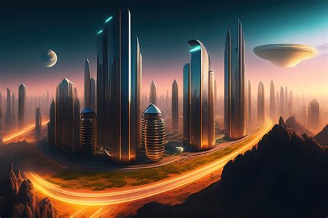Download Ai Generated Futuristic Wallpaper Royalty Free Stock