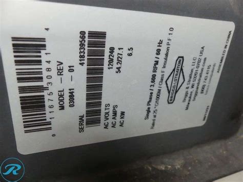 Briggs And Stratton S6500 Generator 6500w Gas Cranks Does Not Start