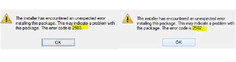 cara mengatasi the error code is 2503 dan 2502 di windows 10
