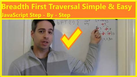 Breadth First Traversal Javascript From Pseudocode Easy Example Youtube
