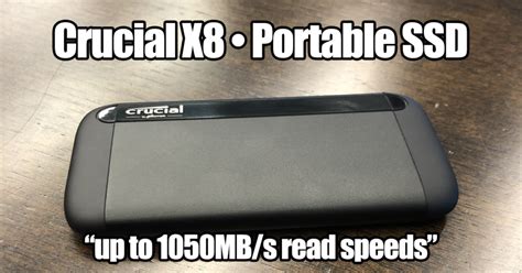The Crucial X Portable SSD X Faster Than Other Portable SSDs Newb Computer Build