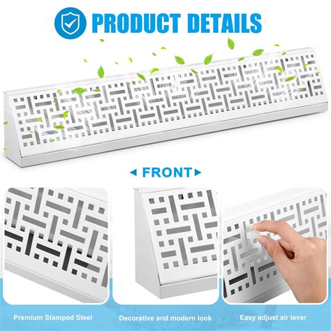 Landhoow 2 Pack 24 Inch Baseboard Register Diffuser