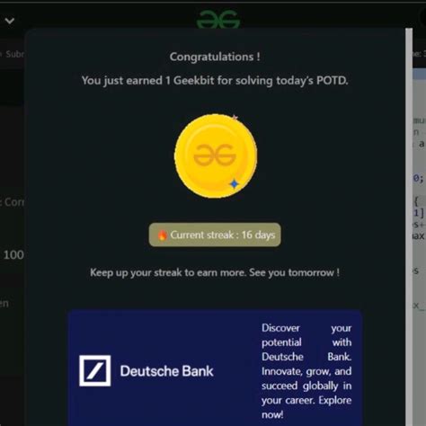 Shashwat Gupta On Linkedin Codingchallenge Potd Problemsolving Deutschebank