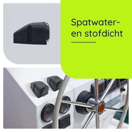 ProRide 12V USB Stopcontact 3 Poorten Opbouw Met Schakelaar QC3 0 USB Autolader Boot En Camper