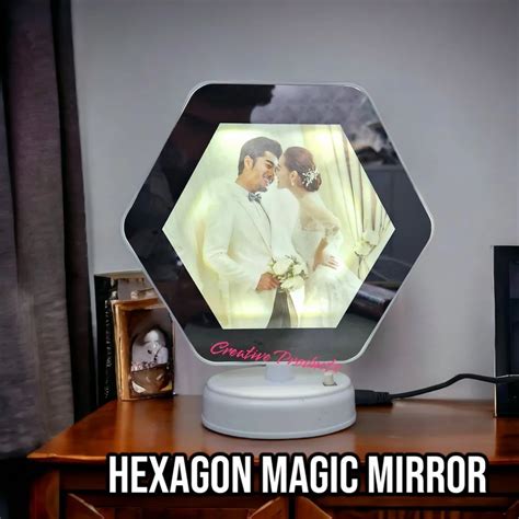 Hexagon Magic Mirror For Decoration At ₹ 205 Piece In Panipat Id 2853277282548