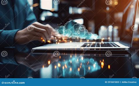 Cloud Computing Technology And Internet Of Things Iot Concept Stock Illustration