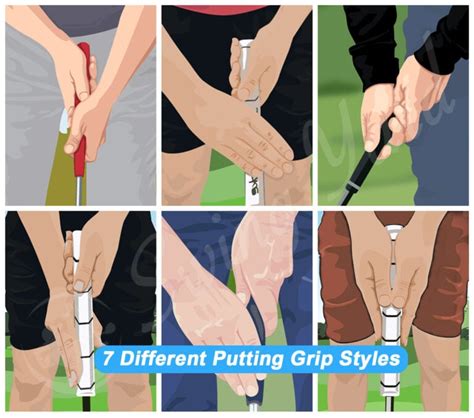 7 Different Putting Grip Styles Swing Yard