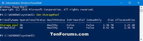 upgrade storage pool for storage spaces in windows 10 tutorials