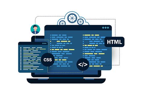 Software Web Development Programming Concept Abstract Programming Language And Program Code On