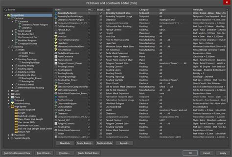 Defining Scoping Managing PCB Design Rules Altium Designer Technical Documentation