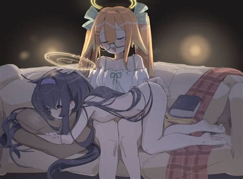 Ui And Shimiko Blue Archive Drawn By Nemoleafnight Danbooru