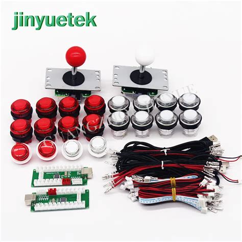 Diy Arcade Cabinet Kit Zero Delay Usb Encoder To Pc Way Joystick Diy Kit Led Push Button For