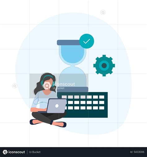 Work Scheduling Animated Illustration Download In Json Lottie Or Mp4