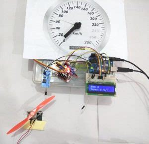 Analog Speedometer Using Arduino And IR Sensor Tech Projects