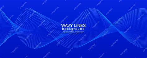 Premium Vector Abstract Background With Dynamic Flowing Lines