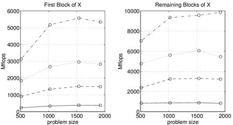 performance of the main kernels of the parallel multi input