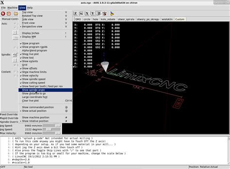 Axis Modifications Page LinuxCNC