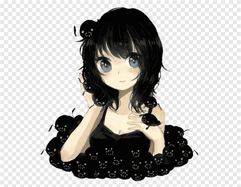 تنزيل مجاني شعر اسود انمي العين ، وهمس شعر قصير للبنات شعر أسود