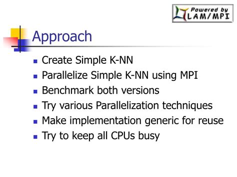 Ppt Implementation Of A Parallel K Nearest Neighbor Algorithm Using