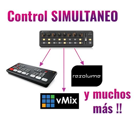 central control midi para vmix y atem ginés romero 2025